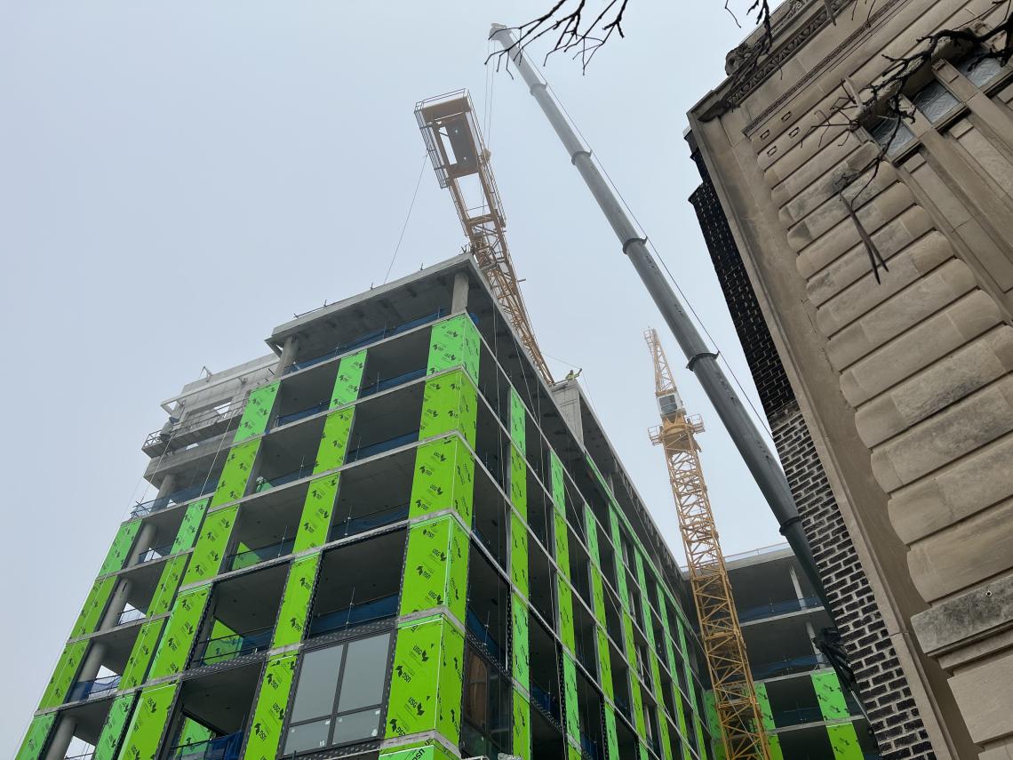 Urbanize tours construction progress at Platform 4611 | Urbanize Chicago