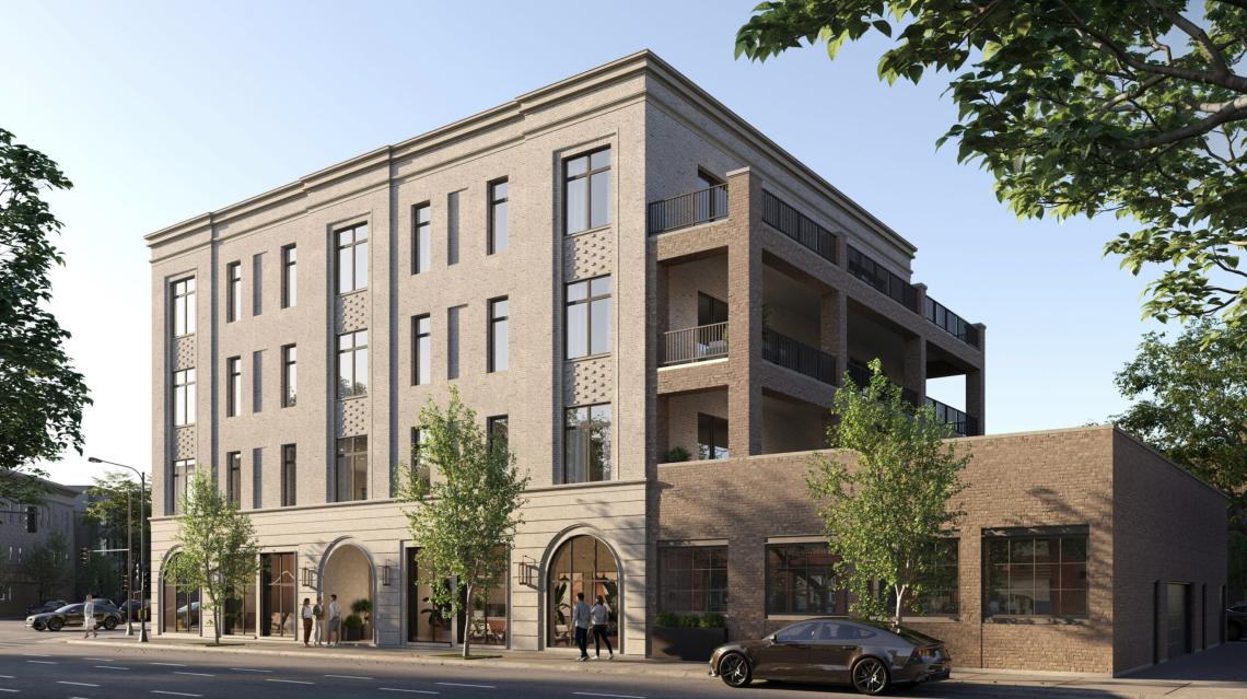 Renderings emerge for mixed-use development at 405 W. Armitage ...