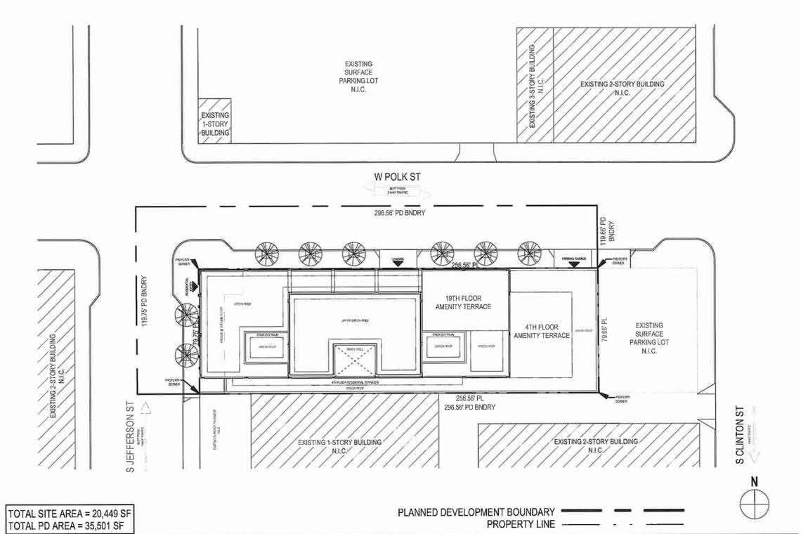 19-story residential development proposed at 557 W. Polk | Urbanize Chicago