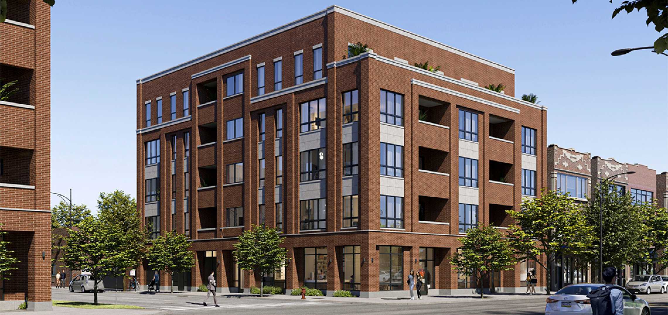 Developer revises plan for two buildings at Fullerton/Washtenaw ...