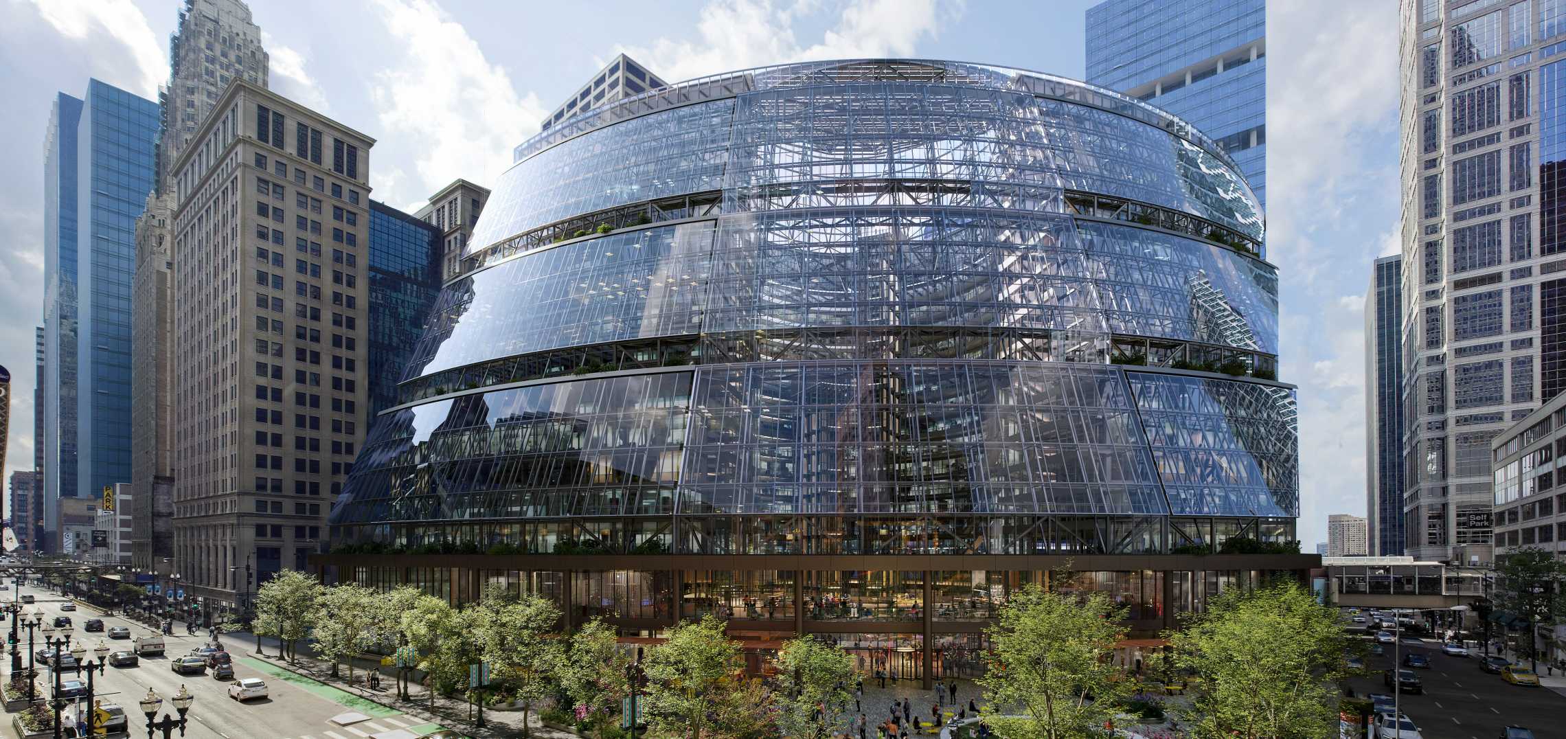 Construction begins on redevelopment of Thompson Center | Urbanize Chicago