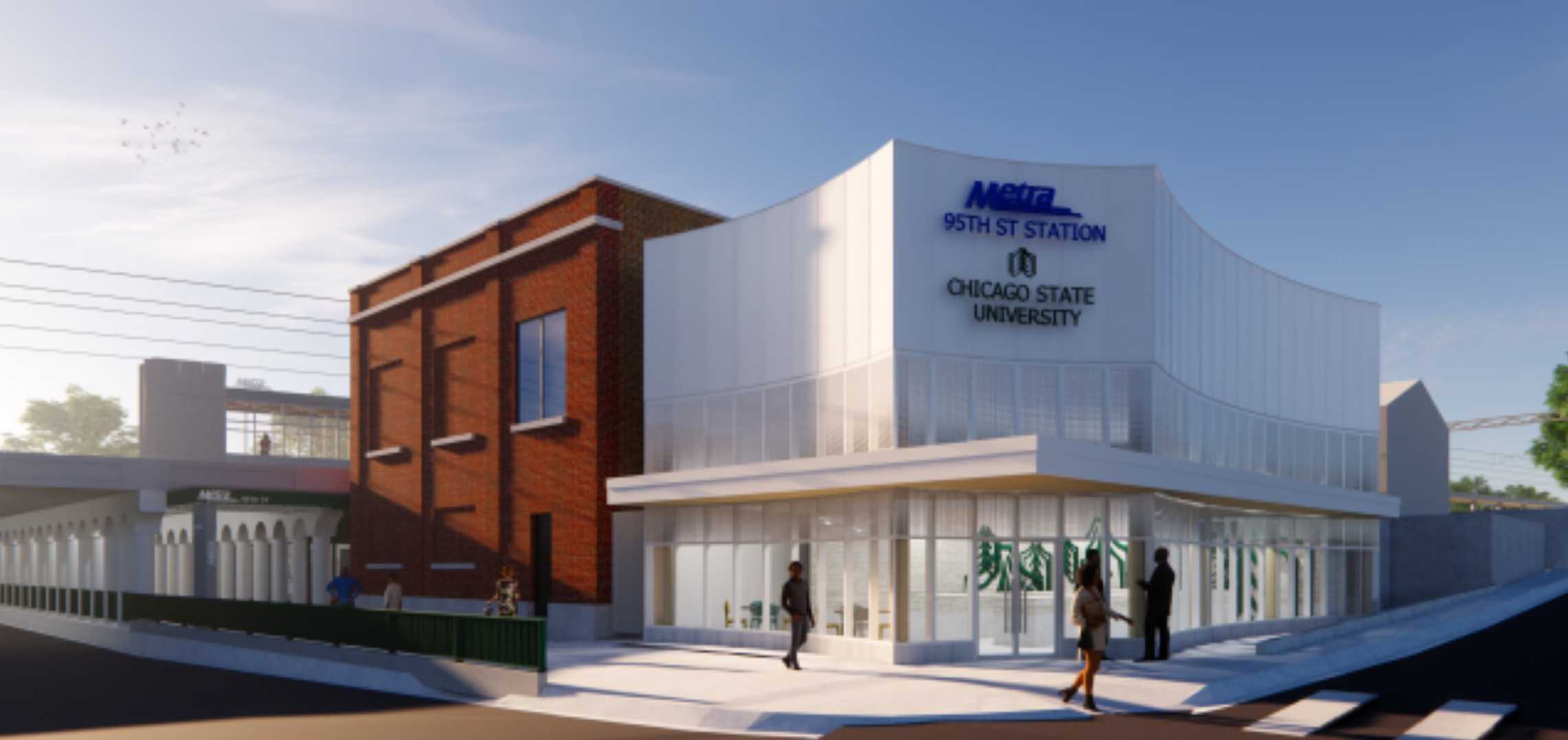 Metra breaks ground on 95th St./CSU Station rehab | Urbanize Chicago