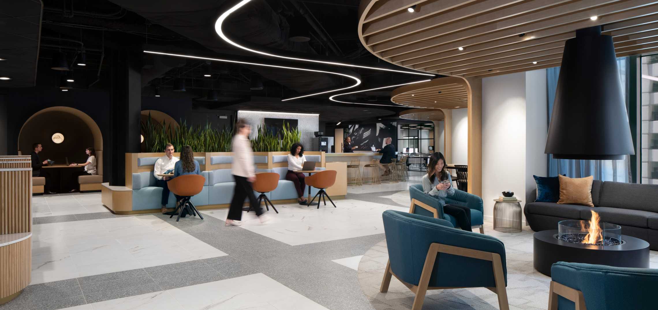 BGO completes amenity center at 200 West Madison | Urbanize Chicago