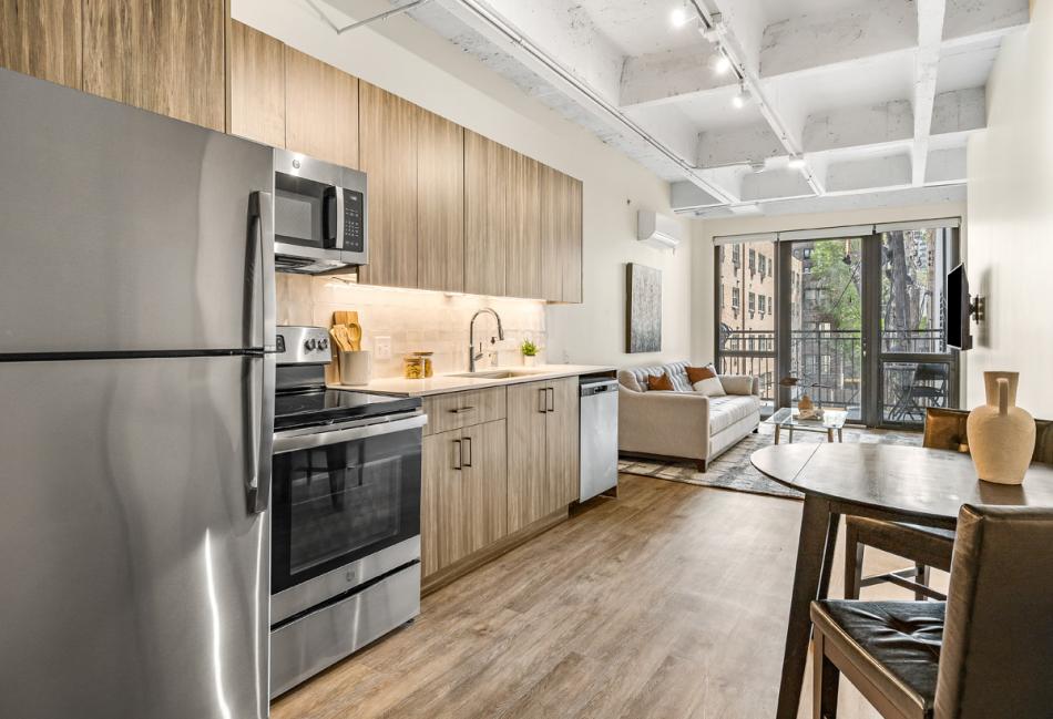 Parking garage turned residential building kicks off leasing | Urbanize ...