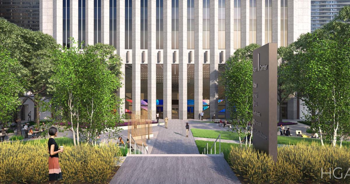 A closer look at the Aon Center plaza's $6.5 million makeover ...