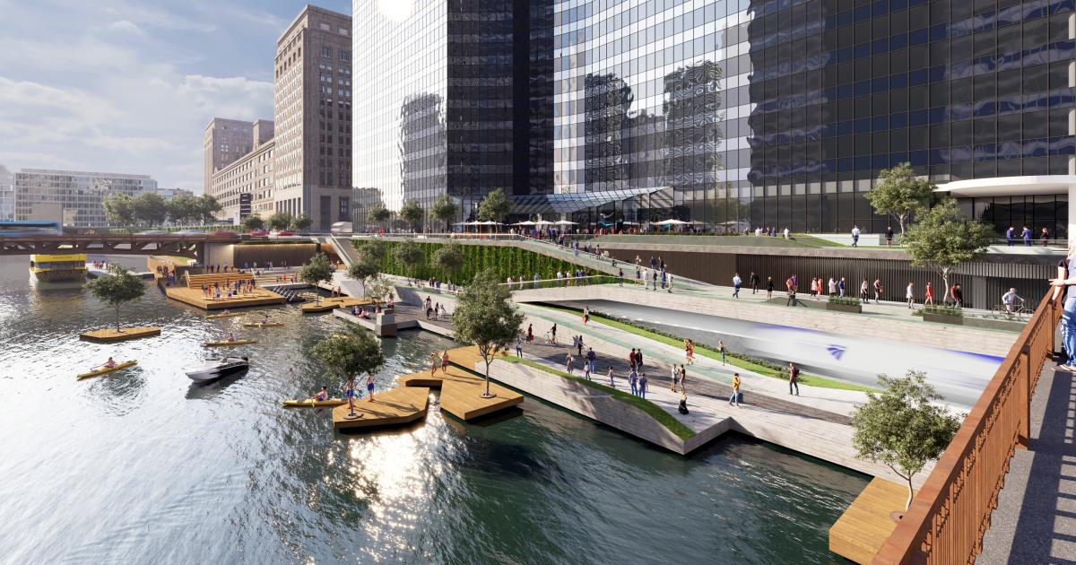 Architects envision new intermodal riverwalk for Chicago River's south ...