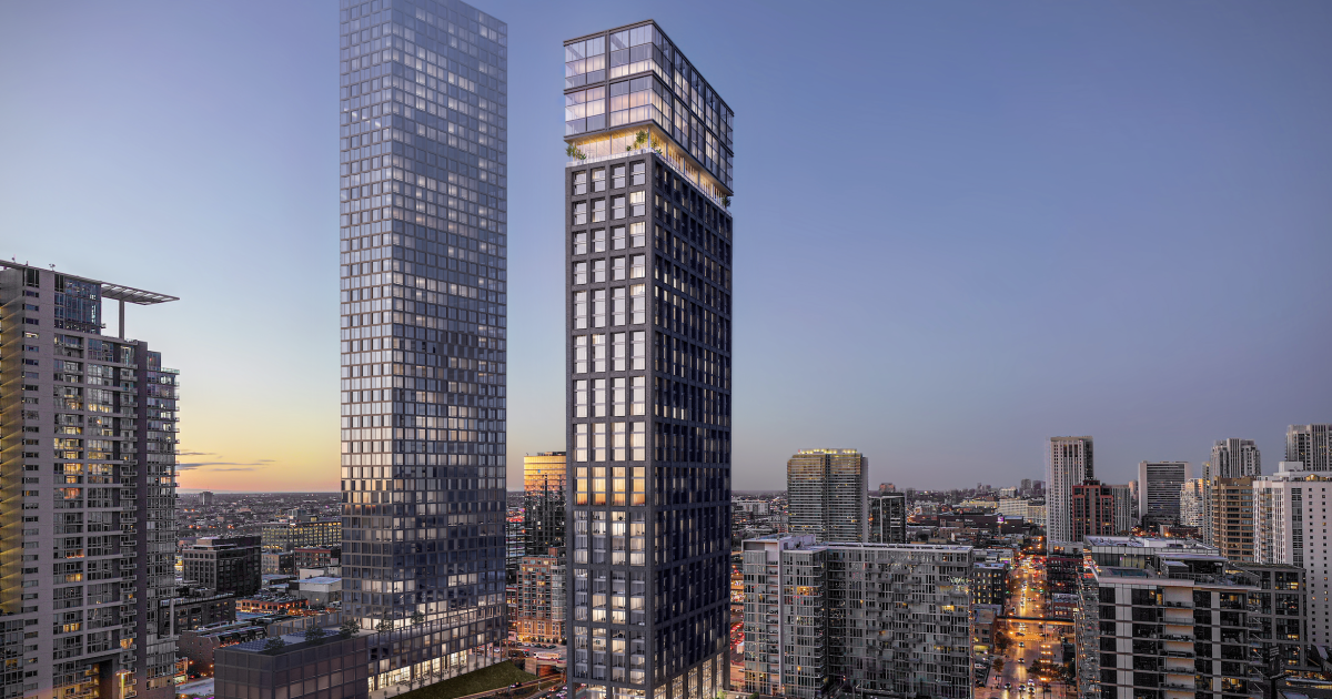 515-foot apartment tower next to the Kennedy passes Plan Commission ...