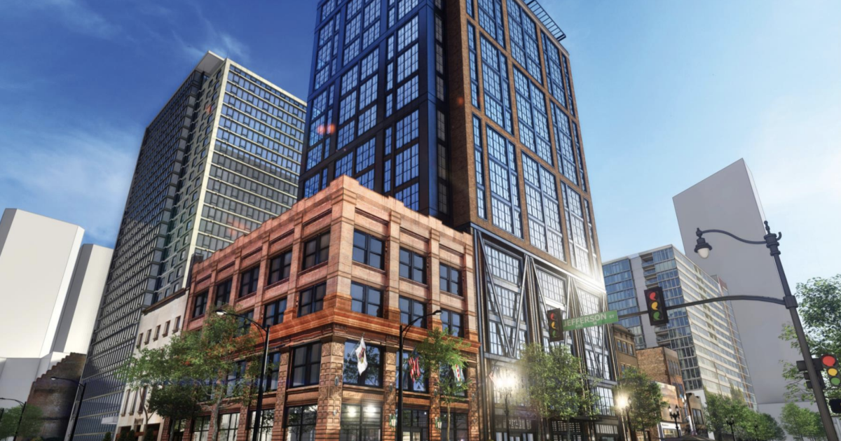 15-story office project reaches final height in West Loop Gate ...