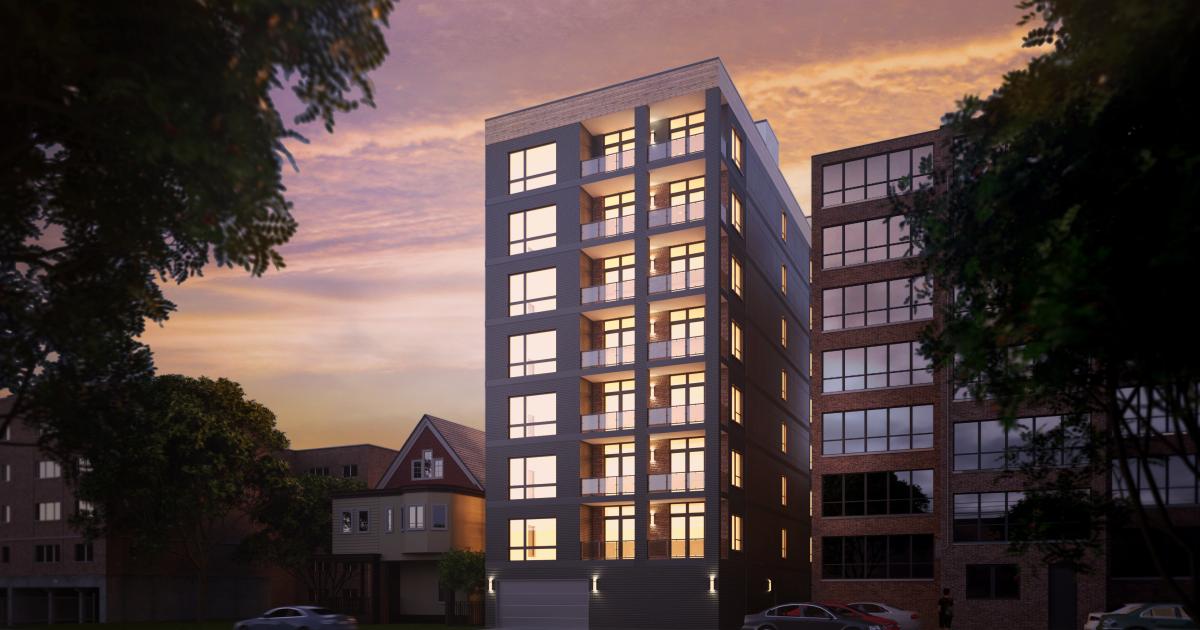 Seven-story building poised to replace narrow Edgewater lot | Urbanize ...