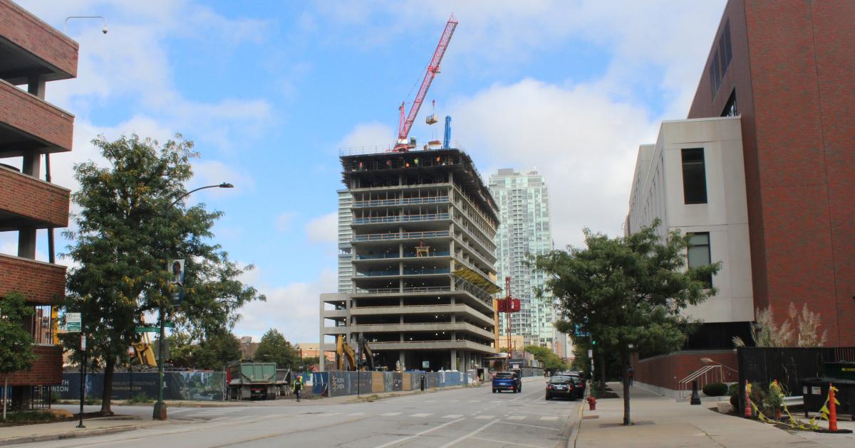 Urbanize tours vertical progress at 920 N. Wells | Urbanize Chicago