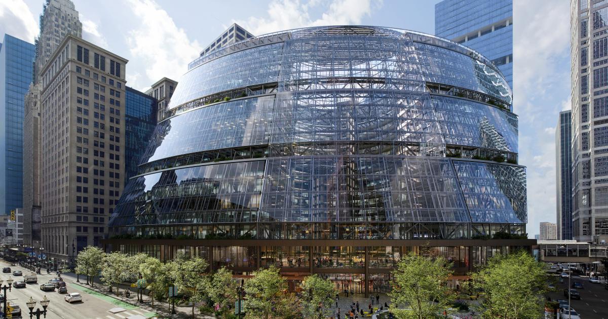 Google releases renderings of Thompson Center redevelopment | Urbanize ...