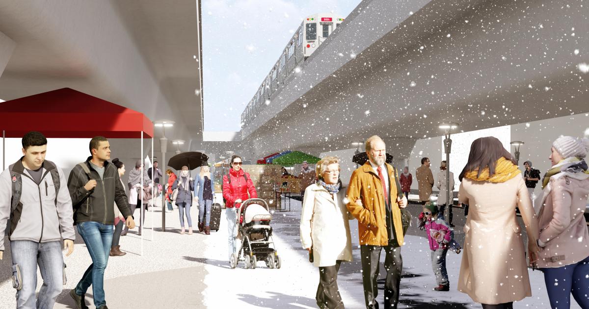CTA unveils final design for blocks underneath new Red Line tracks ...