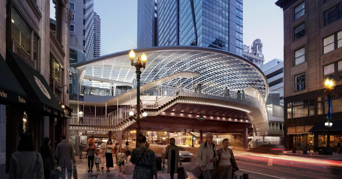 Advance utility works begins for new State/Lake CTA L station ...