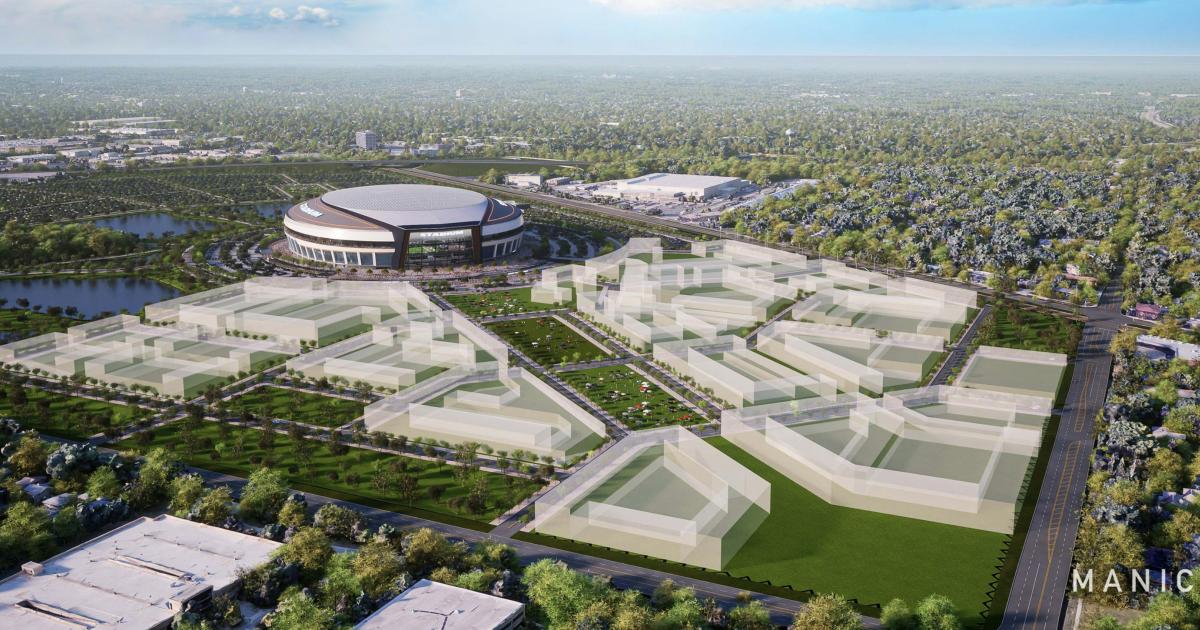 Chicago Bears unveil renderings for Arlington Park Stadium | Urbanize ...
